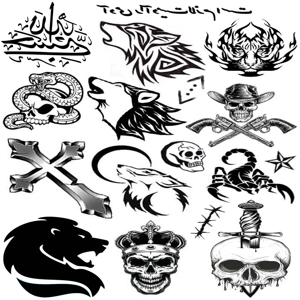 اسپری تتو موقت پکیج ترکیبی - تتو تک