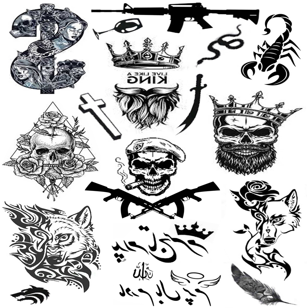 اسپری تتو موقت پکیج ترکیبی - تتو تک